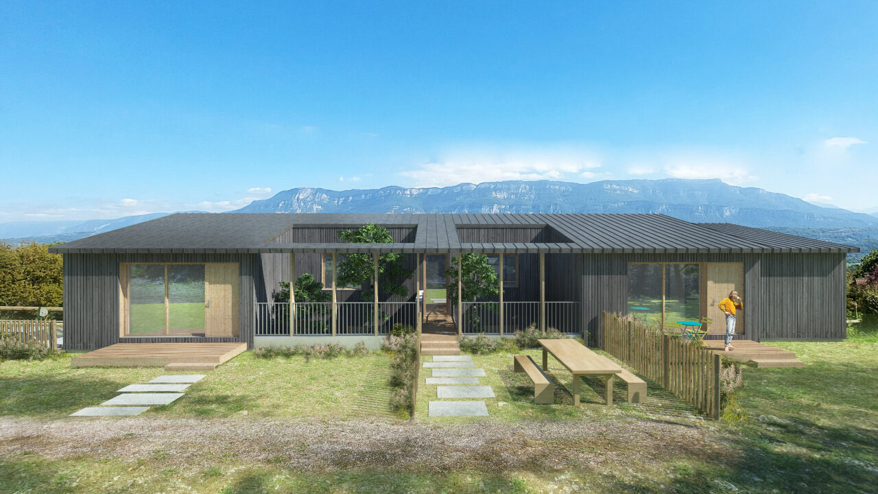 transformation d'un hangar agricole en 4 logements - ASB architecture ...